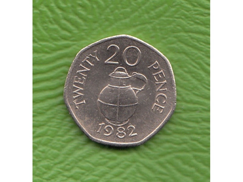GUERNESEY.20.PENCE.1982.