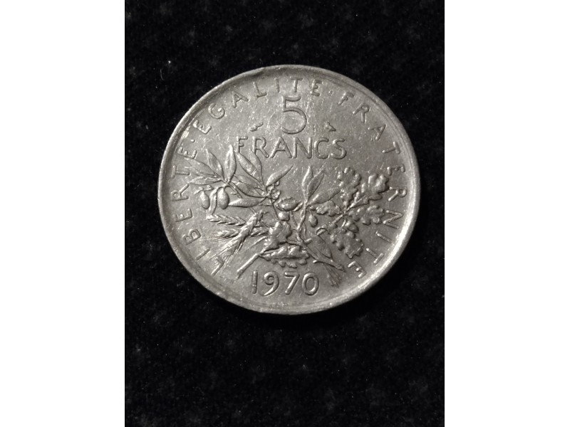 5 franaka 1970 francuska