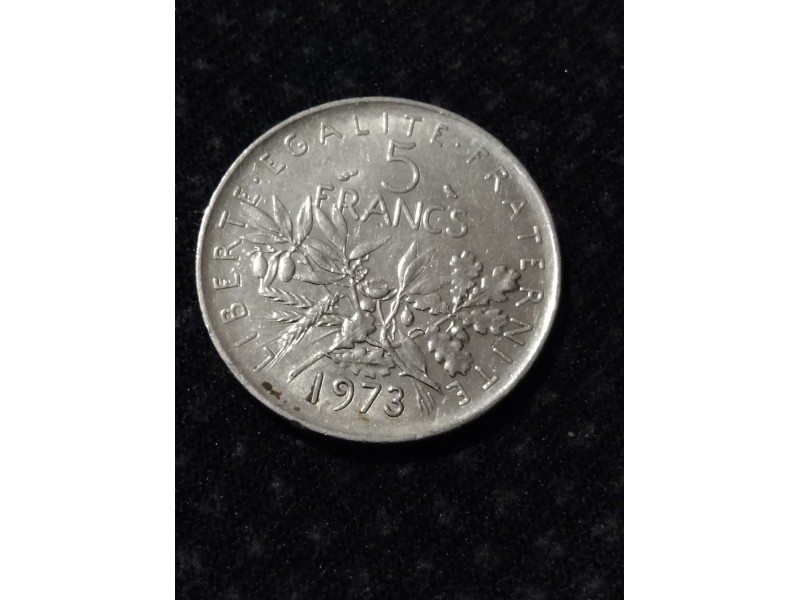 5 franaka 1973 francuska