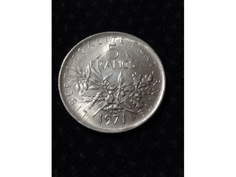 5 franaka 1971 francuska