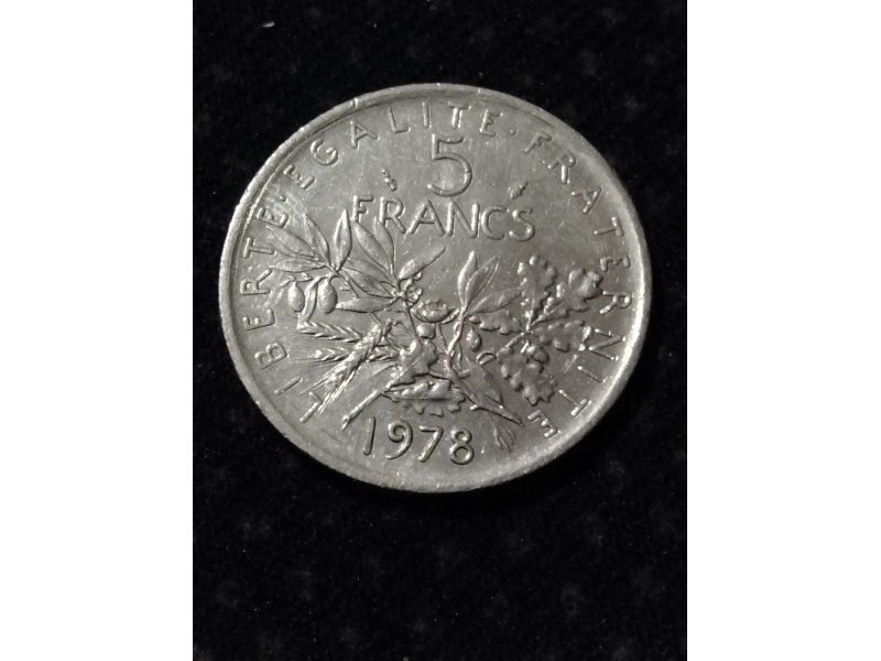 5 franaka 1978 francuska