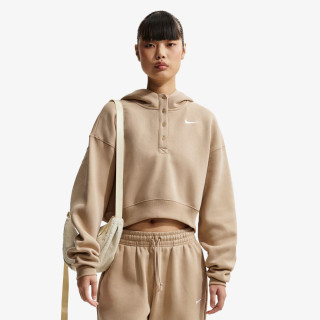 NIKE Dukserica Phoenix Fleece Oversized Crop Henley