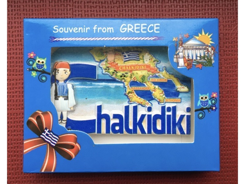 Grčka- Halkidiki magnet, nov u kutiji