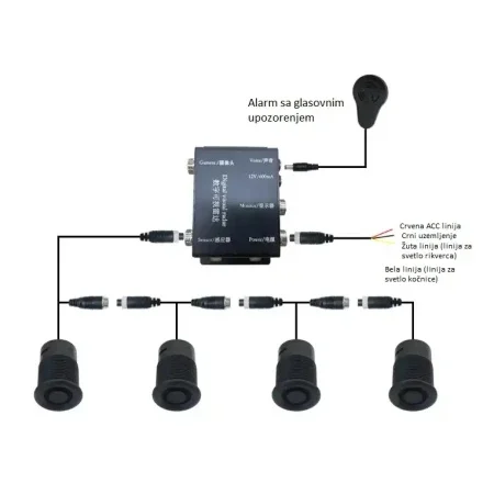Kettz ps-kt317ahd Parking senzori 1224v pištavac ip67 ( 01-792 )