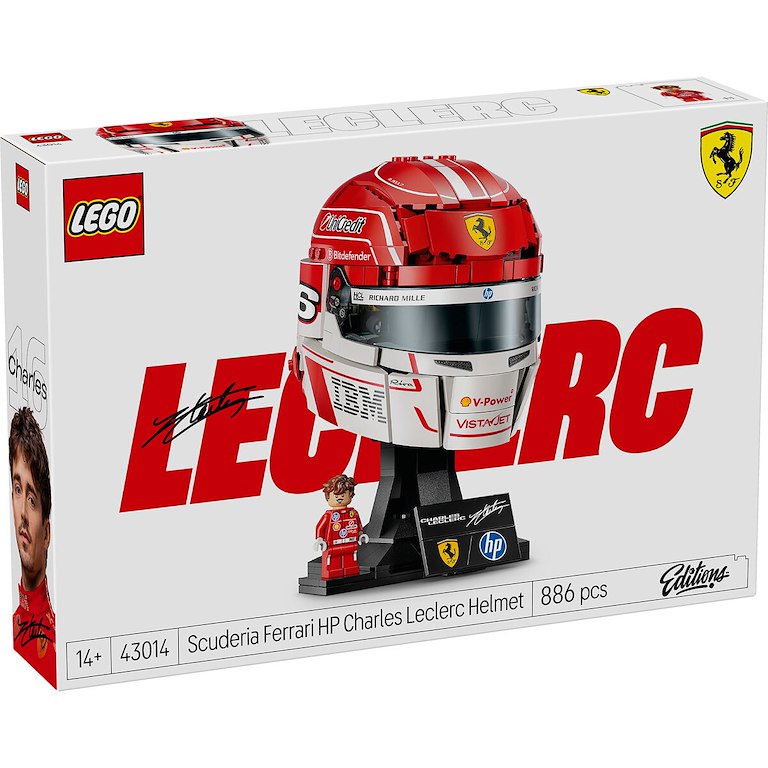 LEGO Scuderia Ferrari HP kaciga Charles Leclerc 43014ID: EK000873181