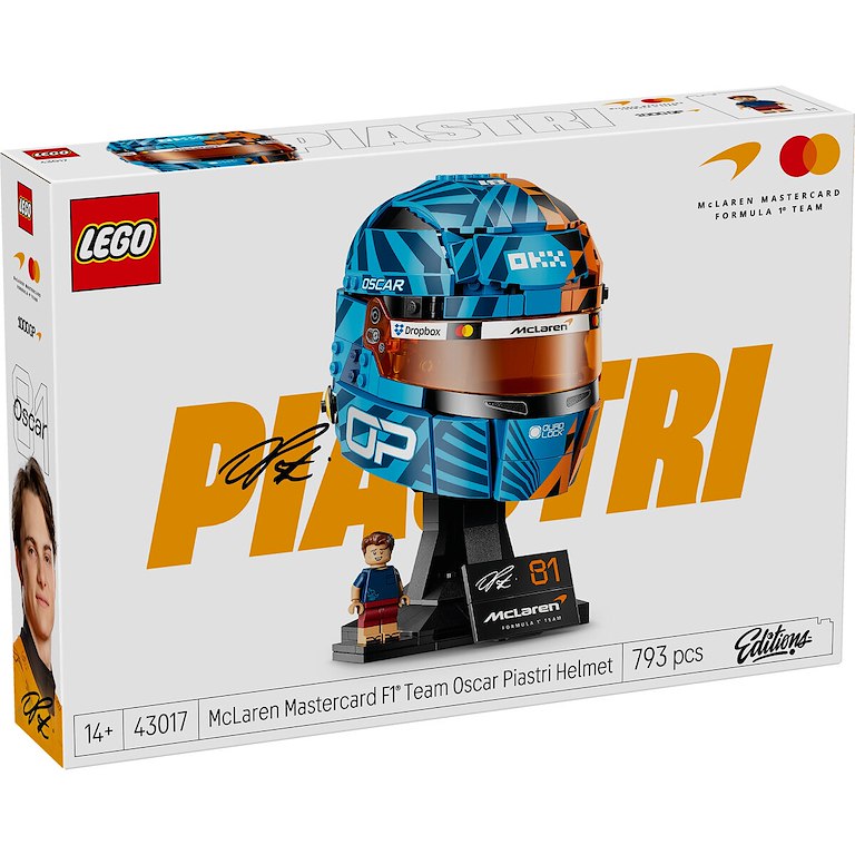 LEGO McLaren Mastercard F1® Team kaciga Oscar Piastri 43017ID: EK000873182