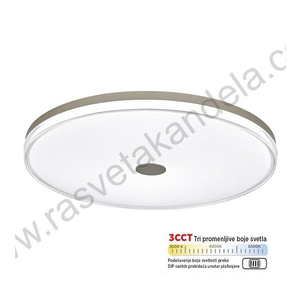 LED plafonjera M205530 CCT 28W 3000/4000/6500K bela