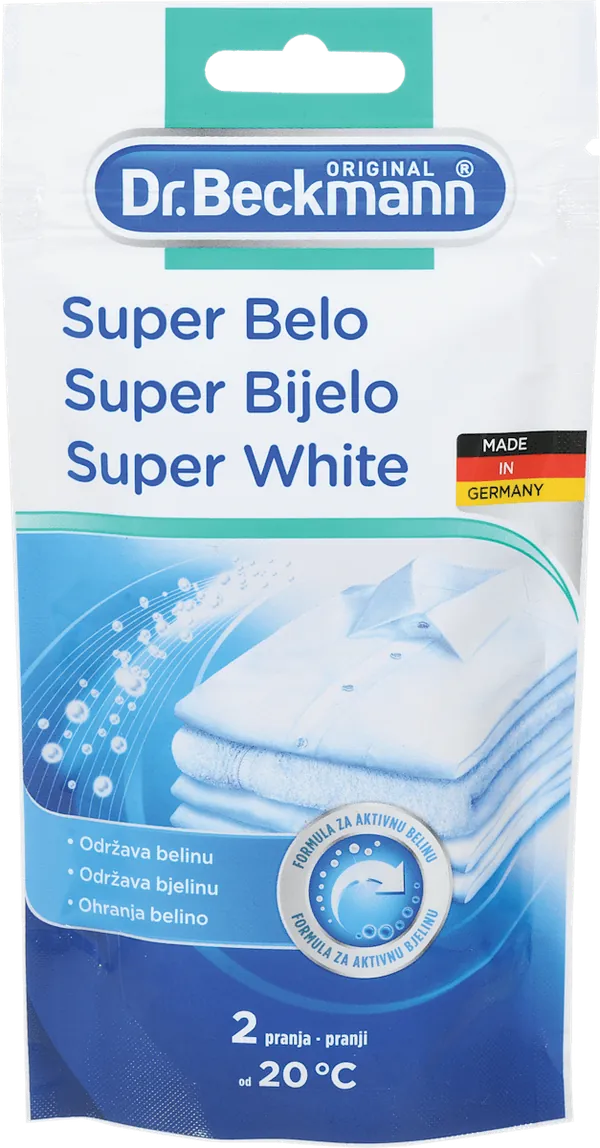 Izbeljivač za veš DR. BECKMANN super belo dojpak 80g
