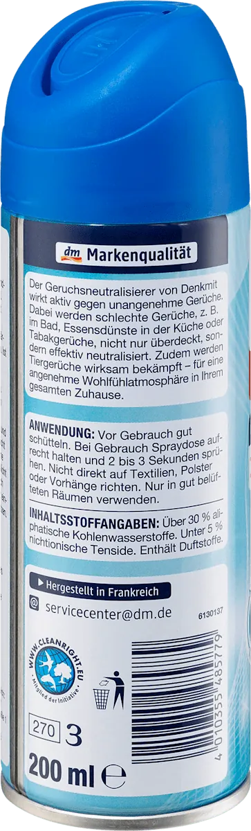 Osveživač prostora DENKMIT u spreju miris svežine 200ml