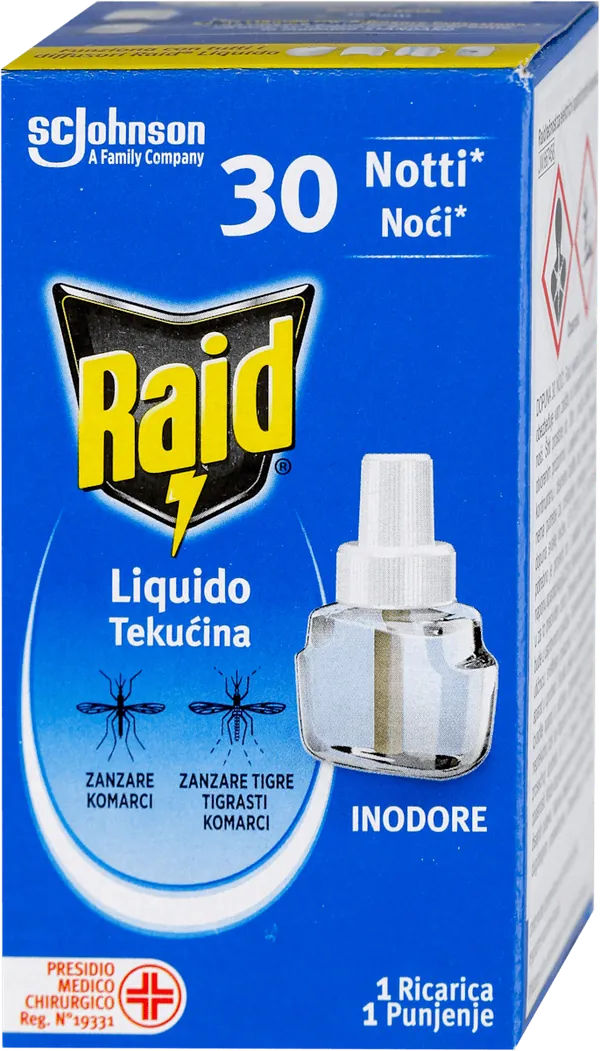 RAID dopuna za aparat protiv komaraca 30 noći