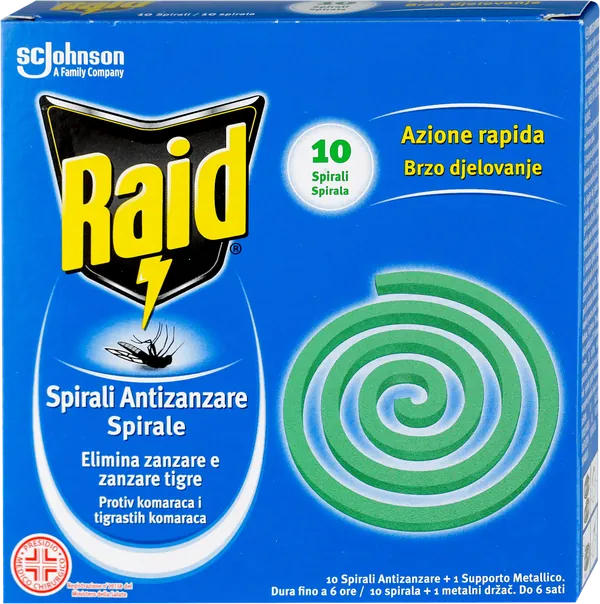 RAID spirale protiv komaraca 10kom