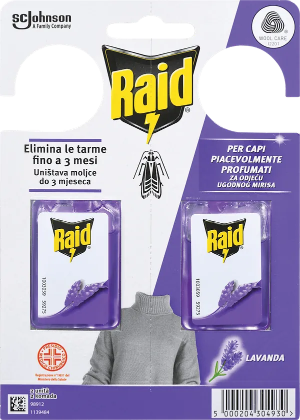Raid - gel protiv moljaca- lavanda