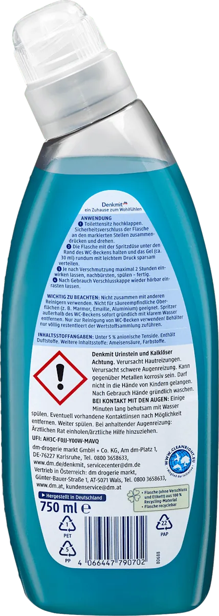 Sredstvo za čišćenje kamenca DENKMIT 750ml