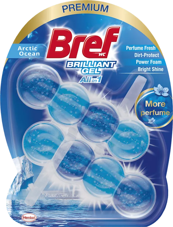 WC osveživač BREF Brilliant gel Arctic Ocean 2x42g