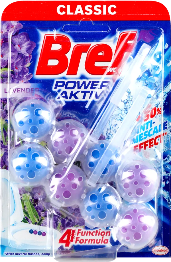 WC osveživač BREF power active lavender 2x50g