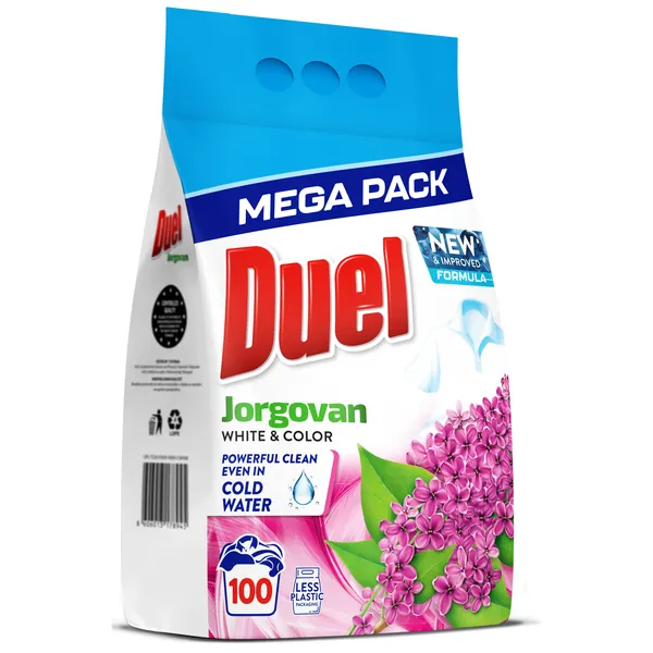 Deterdžent za pranje veša DUEL jorgovan 100 pranja (9kg)