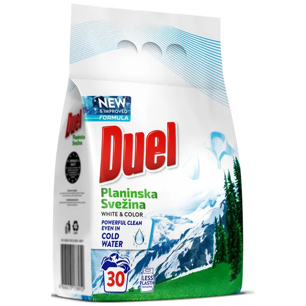 Deterdžent za pranje veša DUEL planinska svežina 30 pranja (3kg)