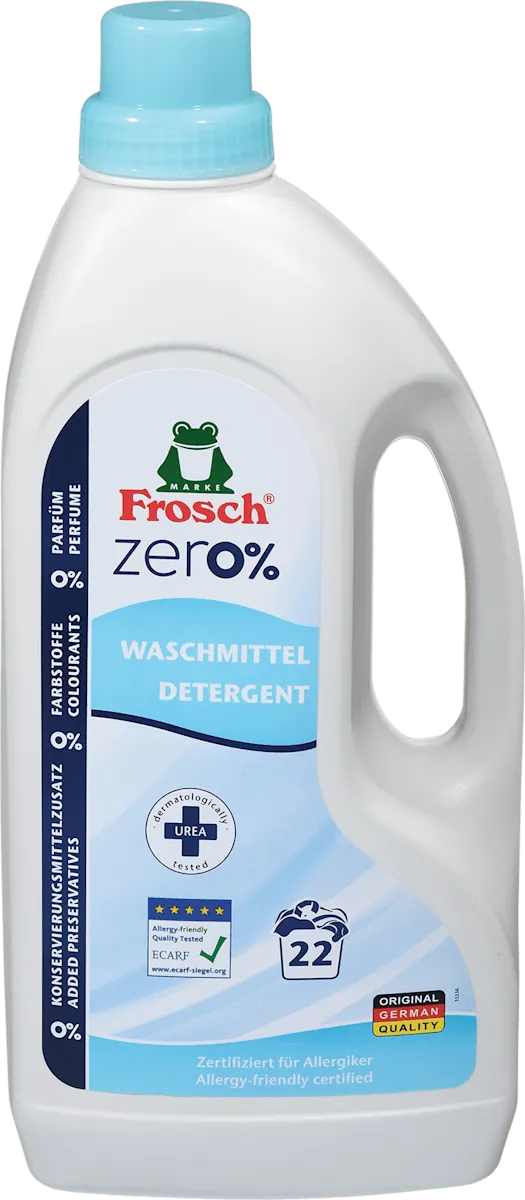 Deterdžent za pranje veša FROSCH Zero 22 pranja (1,5l)