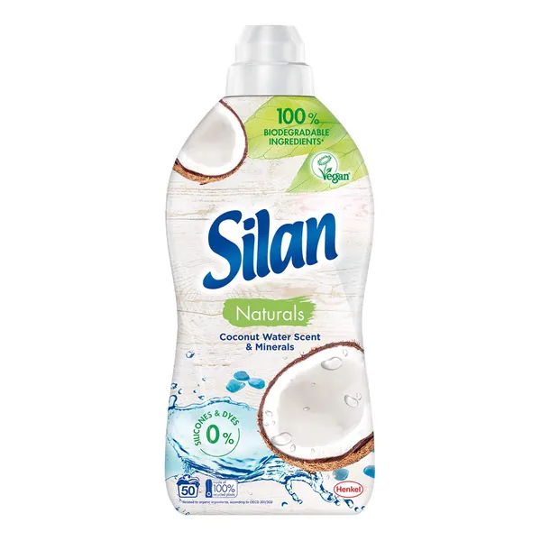 Omekšivač za veš SILAN Coconut water & minerals Omekšivač za veš 50 pranja (1,1l)