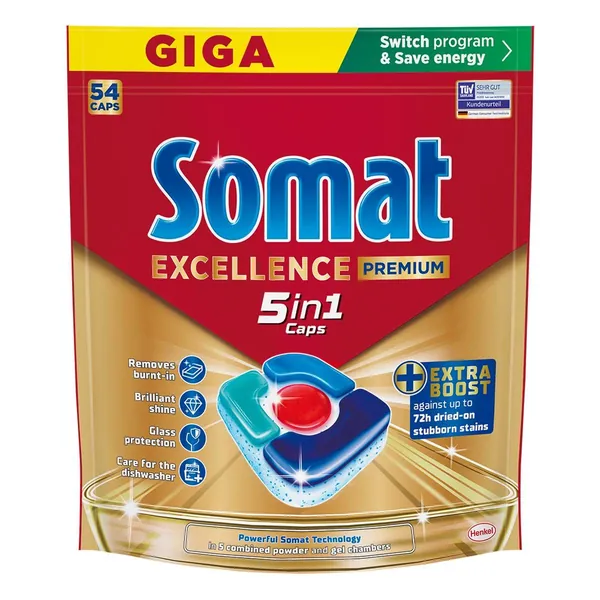 Tablete SOMAT Excellence premium 54kom