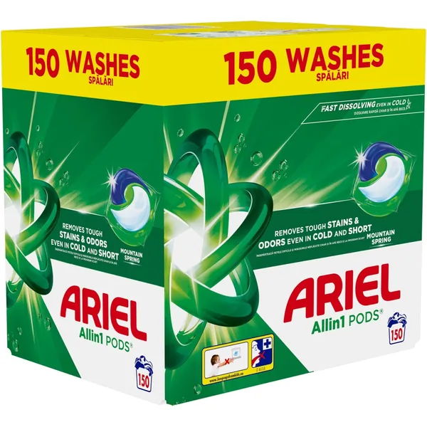 Tablete za pranje veša ARIEL PODS Mountain spring 150kom