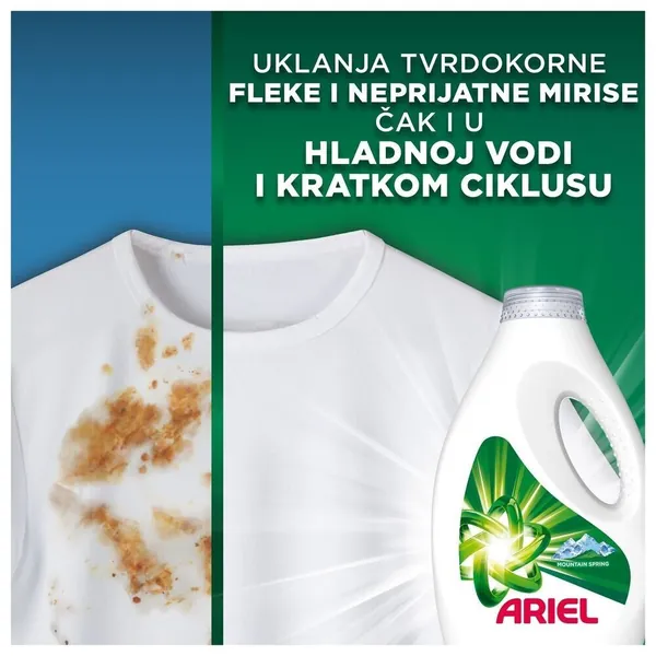 Tečni det.za pr.veša ARIEL Mountain spring 60 pranja (2,7l)