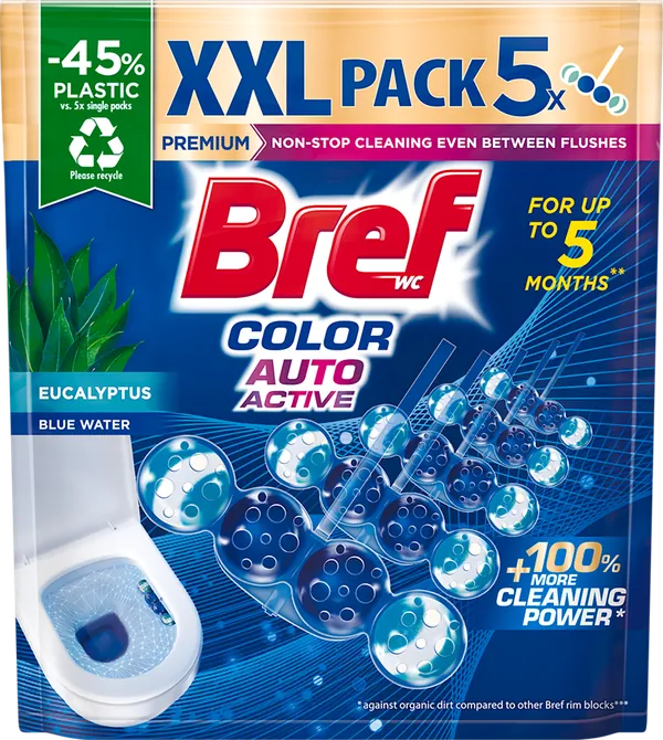 WC osveživač BREF eucalyptus XXL 5x50g