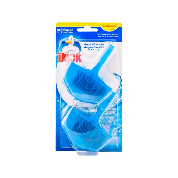 WC osveživač DUCK Aqua Blue 4in1 duopack 2x40g