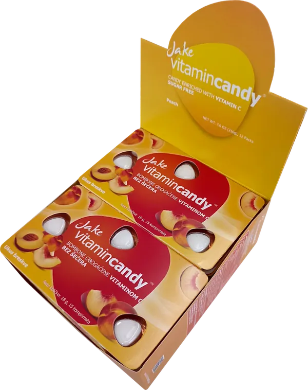 Bombone JAKE vitamin C ukus breskve 18.75g