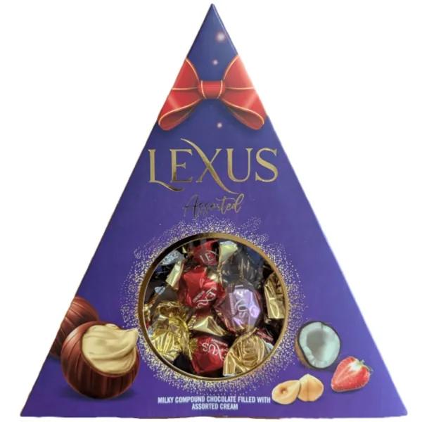 Bombonjera LEXUS jelka lešnik krem 120g