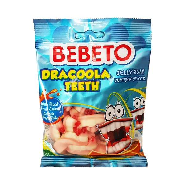 Gumene bombone BEBETO dracoola teeth 80g