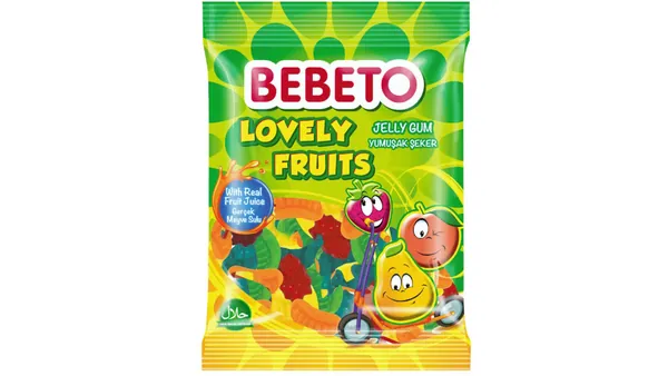Gumene bombone BEBETO lovely fruits 80g