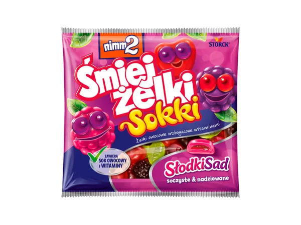 Gumene bombone NIMM2 crveno voće 90g