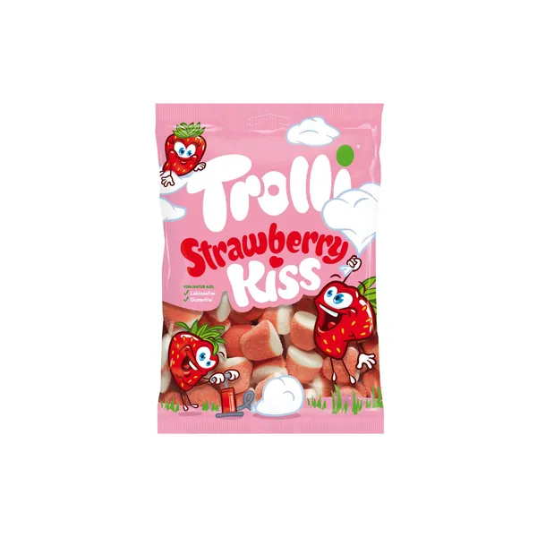 Gumene bombone TROLLI strawberry kiss 100g
