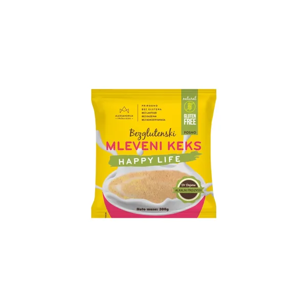 Keks ALEKSANDRIJA mleveni bez glutena 300g