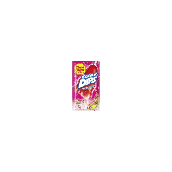 Lizalica CHUPA CHUPS Crazy dips jagoda 14g
