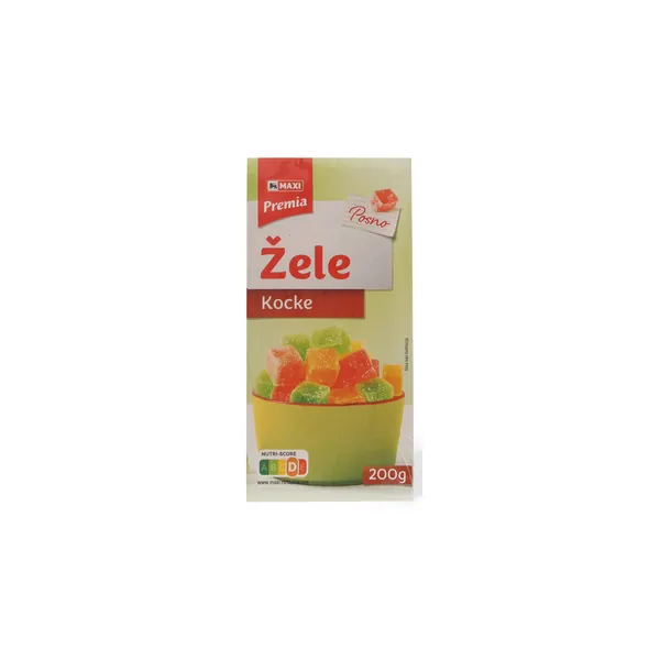 MAXI žele kocke 200g
