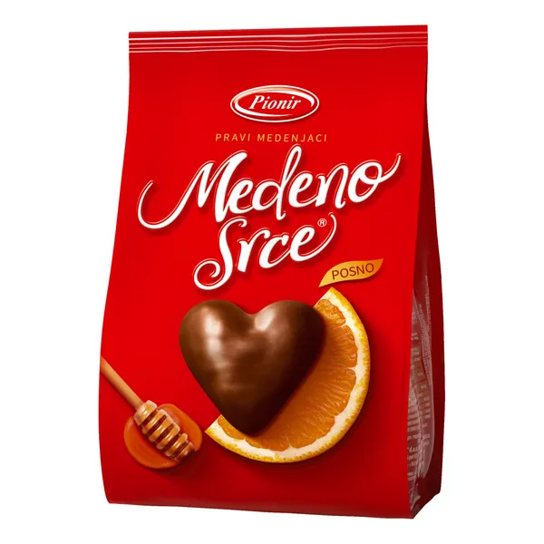 Medenjak MEDENO SRCE narandža 150g