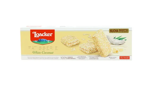 Napolitanka LOACKER bele kokos 100g