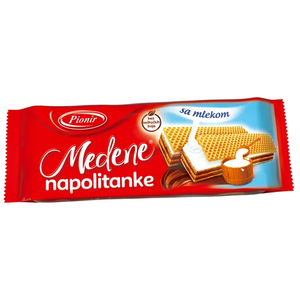 Napolitanka MEDENE napolitanke mleko 160g