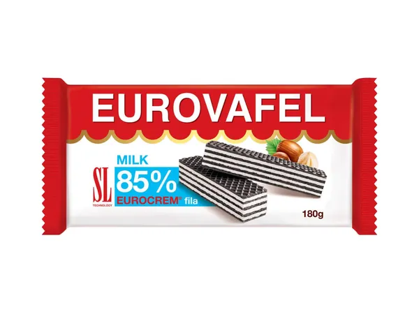 Napolitanke SWISSLION Eurokrem milk 85% fila 180g