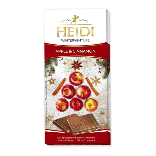 Čokolada HEIDI jabuka i cimet 90g