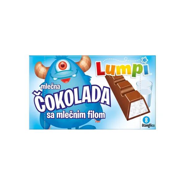 Čokolada LUMPI mlečna 100g