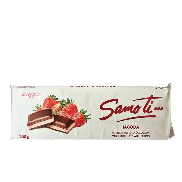 Čokolada SAMO TI jagoda 250g