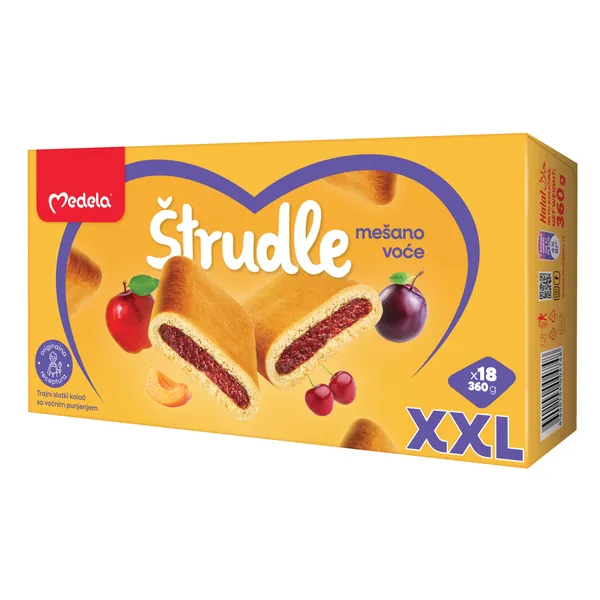 Štrudle MEDELA mešana 360g