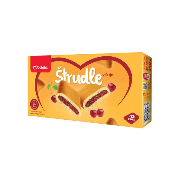 Štrudle MEDELA višnja 240g
