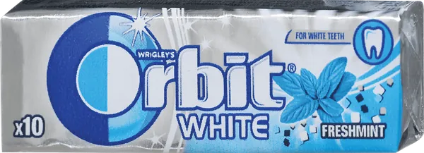 Žvake ORBIT White Freshmint 14g
