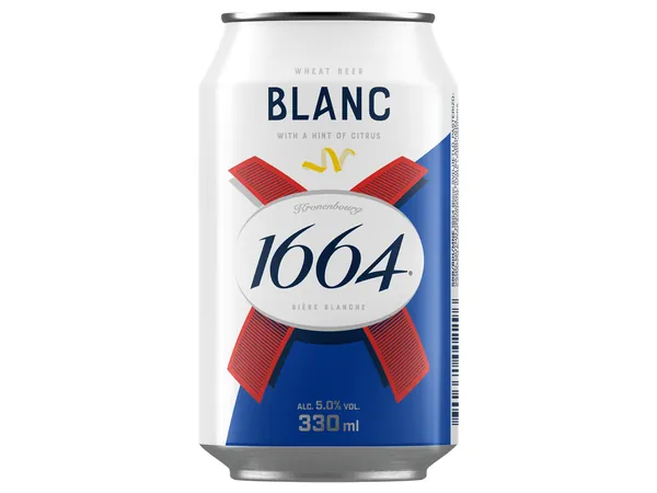 Svetlo pivo KRONENBOURG Blanc 1664 limenka 0,33l
