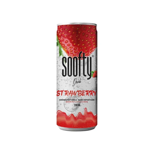 Gazirani sok SOOFTY jagoda 330ml