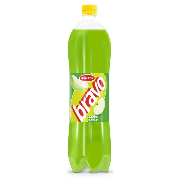 Negazirani sok BRAVO zelena jabuka 1,5l